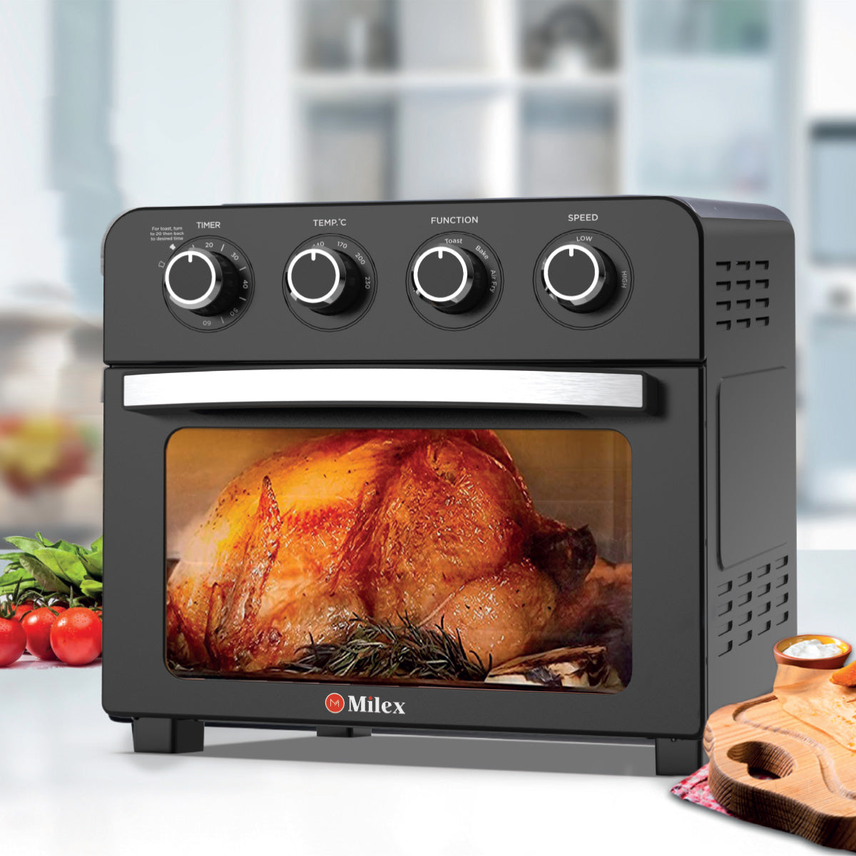 Milex 22L Manual Air Fryer Oven | Milex South Africa