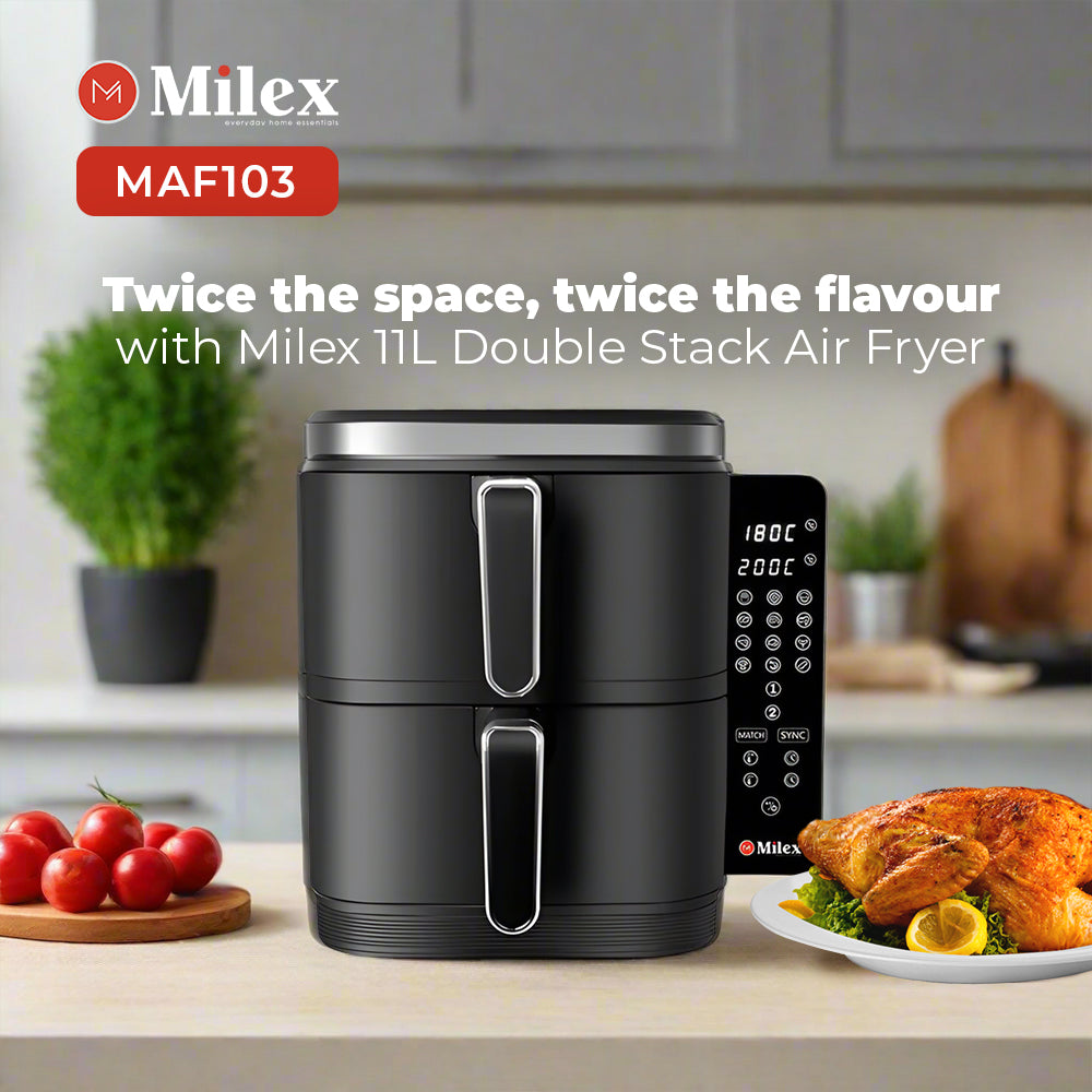 Milex 11L Double Stack Air Fryer | Milex South Africa