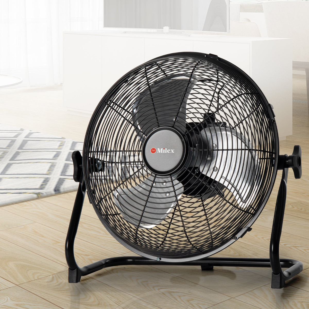 Milex Rechargeable Floor Fan 12" | Milex South Africa